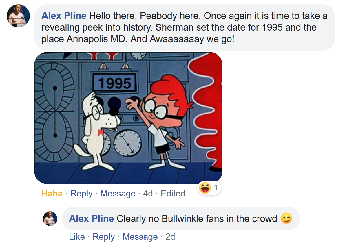 The Wayback Machine – or is it the WABAC Machine? – Team Pline